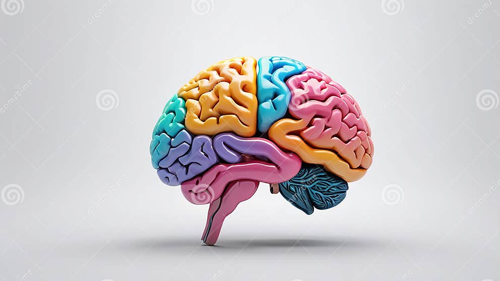 Intricate 3D Render of the Human Brain: a Detailed Exploration of ...
