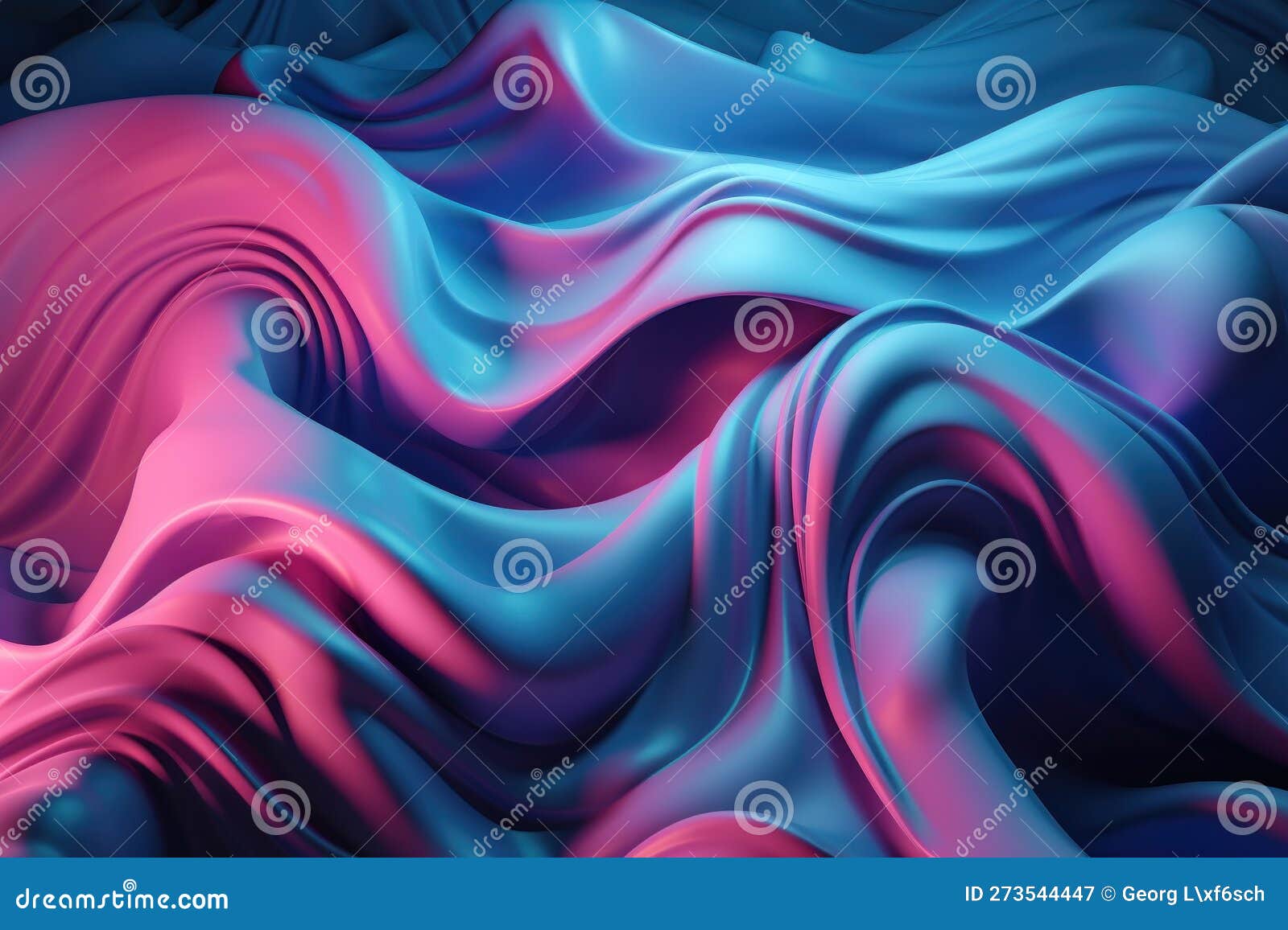 Stunning 3D Rendered Silk Waves Gradient Background Stock Illustration ...