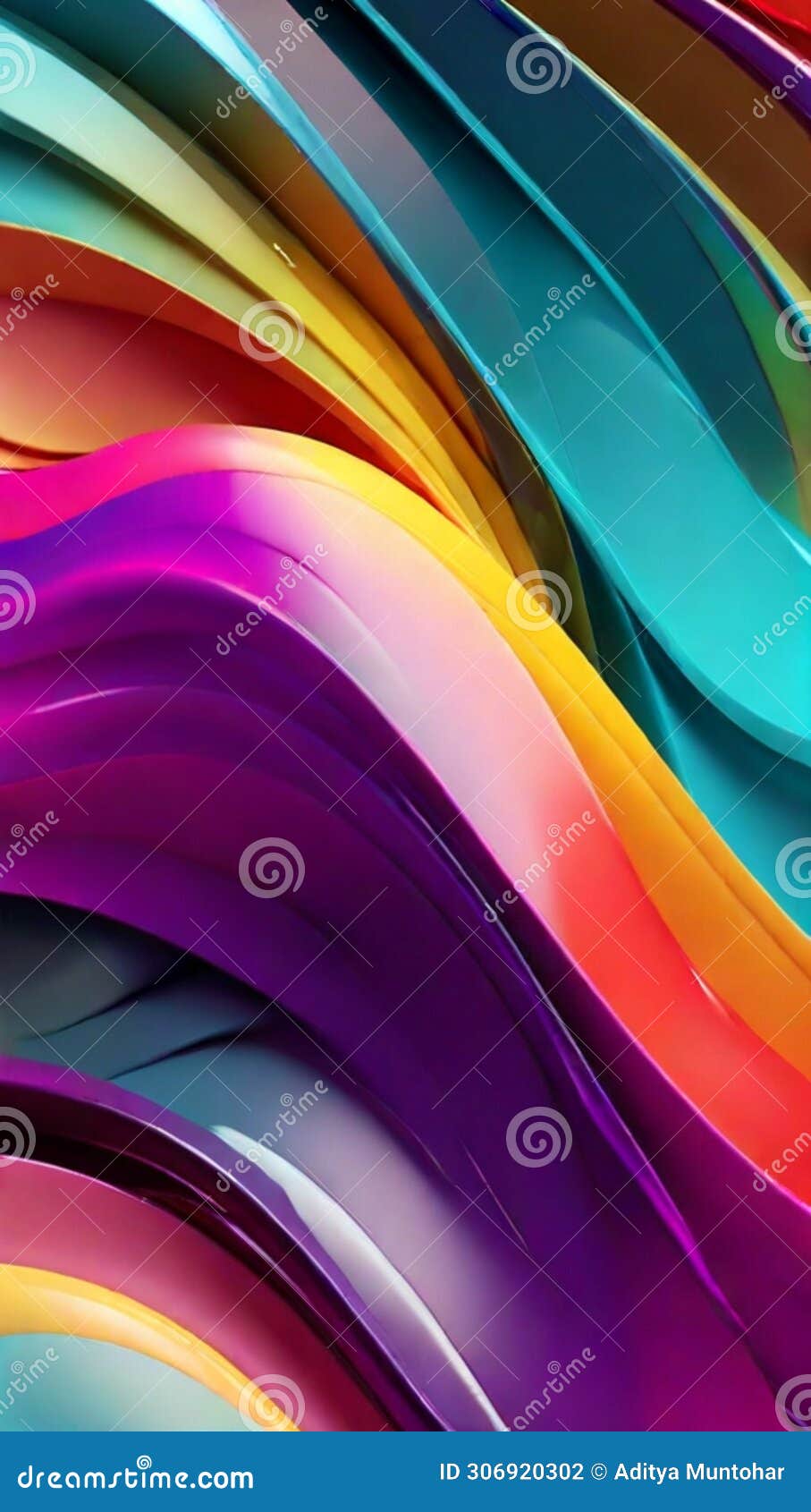 Generative Ai, Stunning 3d Rendering Background of Abstract Multi ...