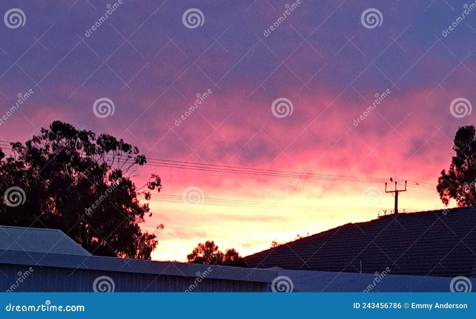 Stunning day break stock photo. Image of dusk, afterglow - 243456786
