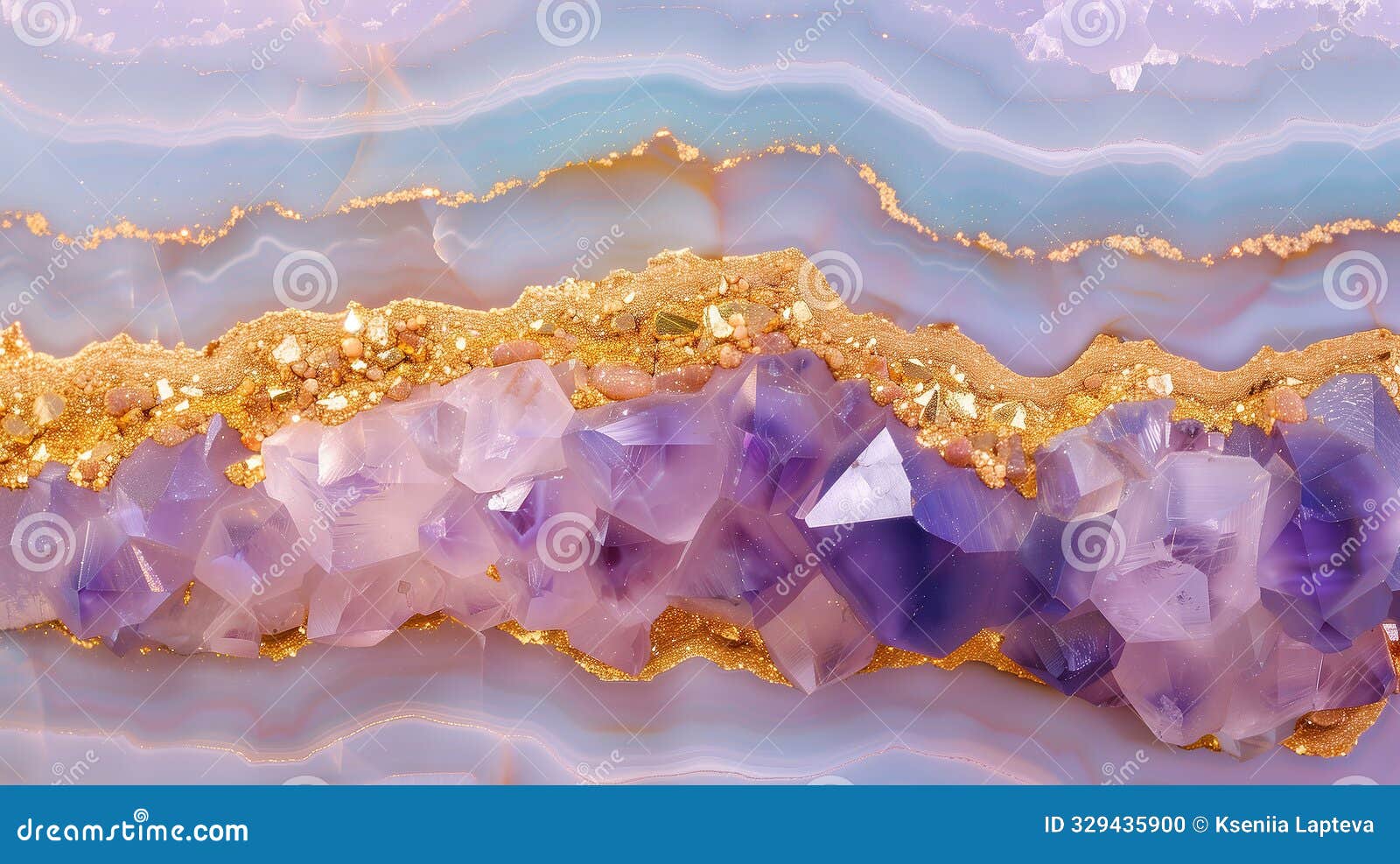 Vibrant Amethyst and Gold Geode with Striking Background Textures Stock ...