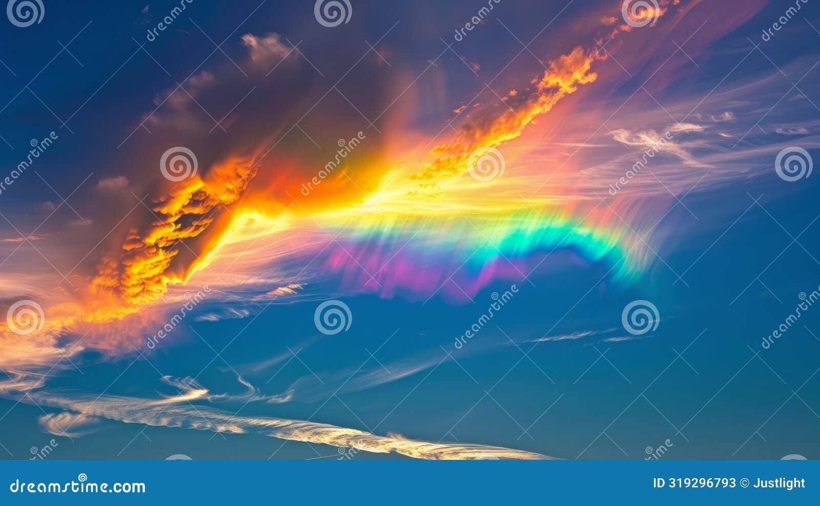 A Stunning Display of Colors in the Sky Resembling an Inverted Rainbow ...