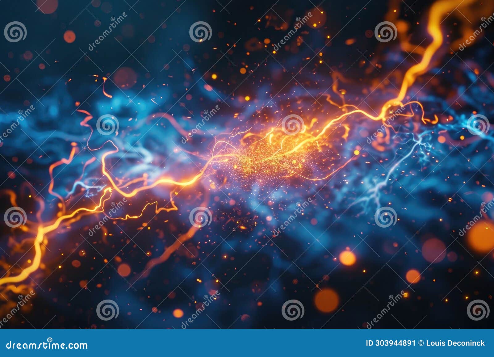 Stunning Electricity Show stock illustration. Illustration of dynamic ...