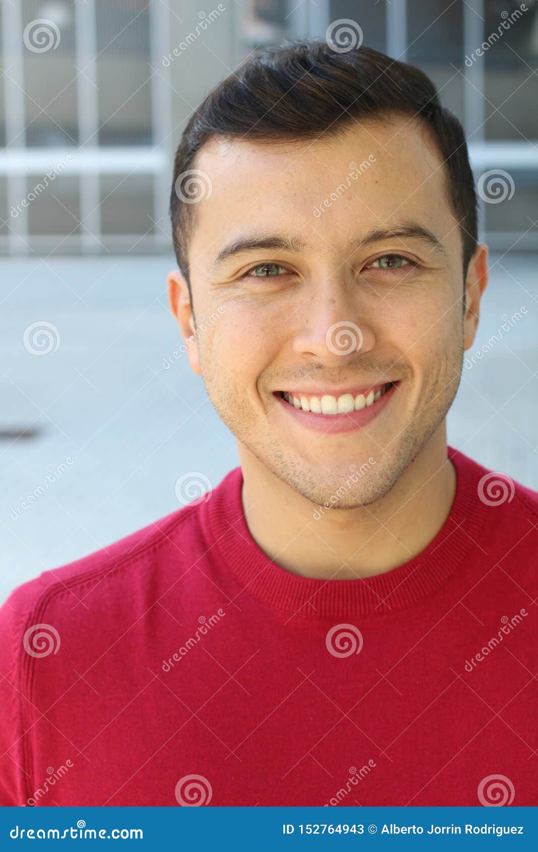 Stunning Ethnically Ambiguous Male with Blue Eyes Stock Image - Image ...