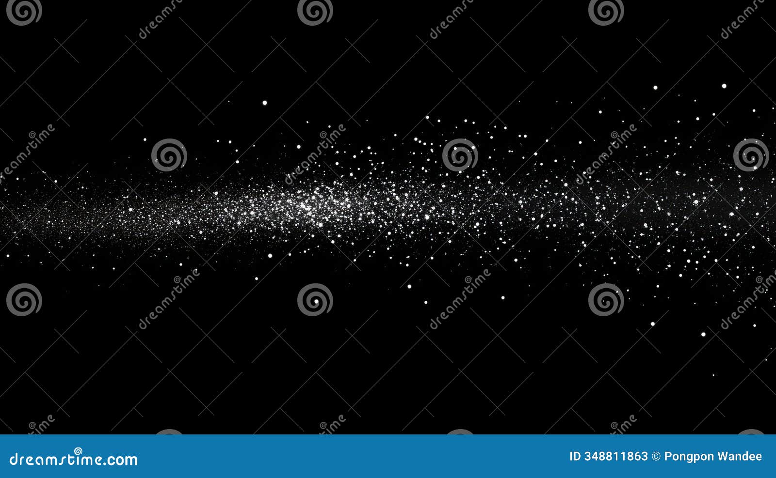 Stunning Falling Star Effect with Twinkling Particles on a Dark ...