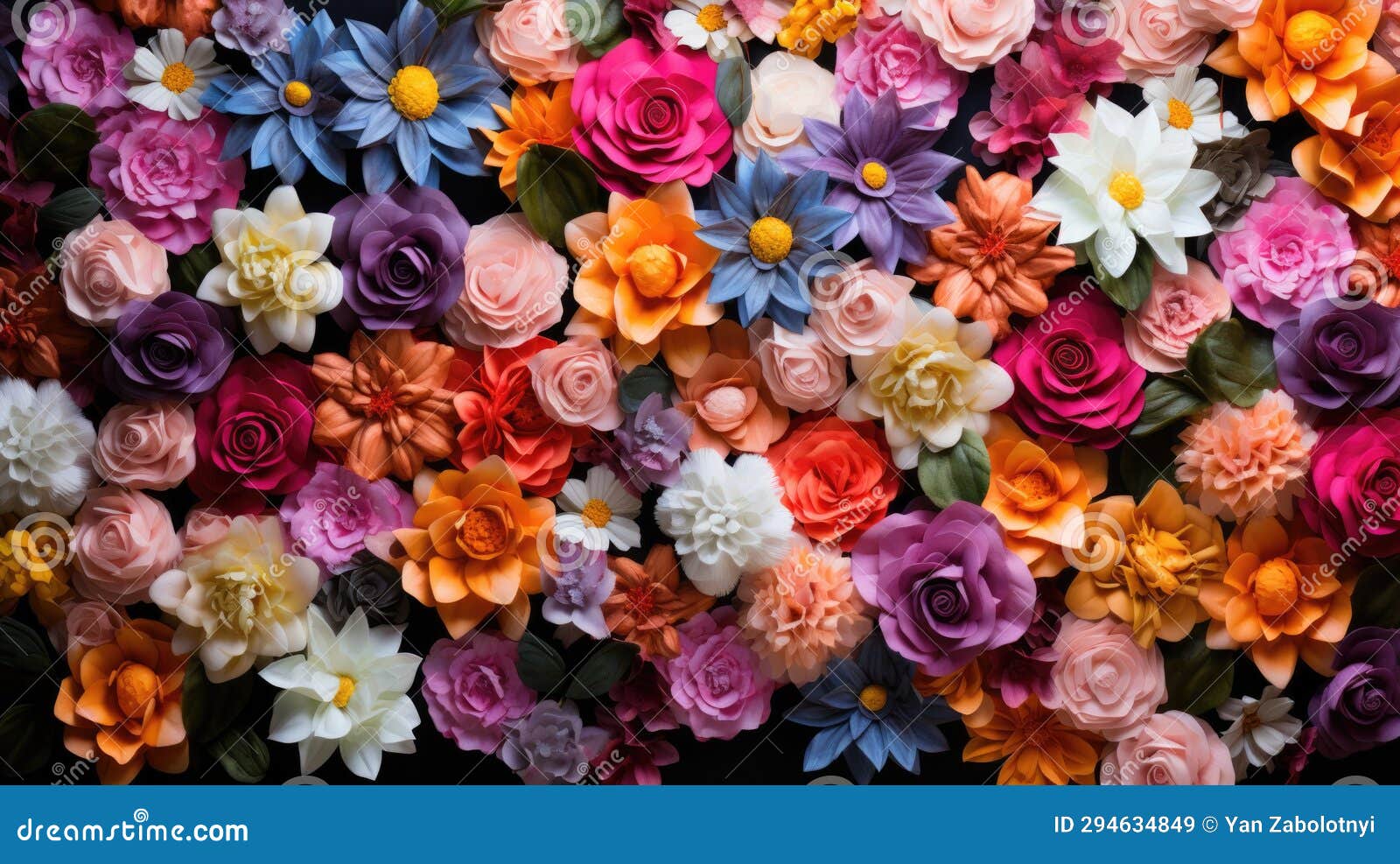 A Stunning Flower Displayed Against A Black Background Highlighting Its ...