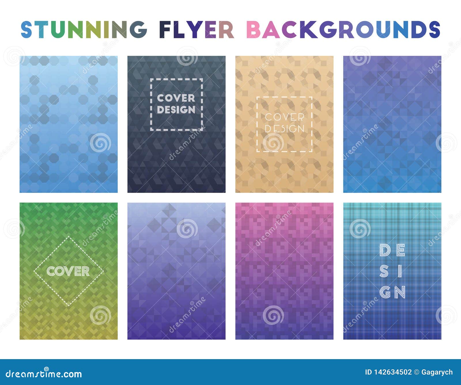 Stunning Flyer Backgrounds. Stock Vector - Illustration of flyer ...