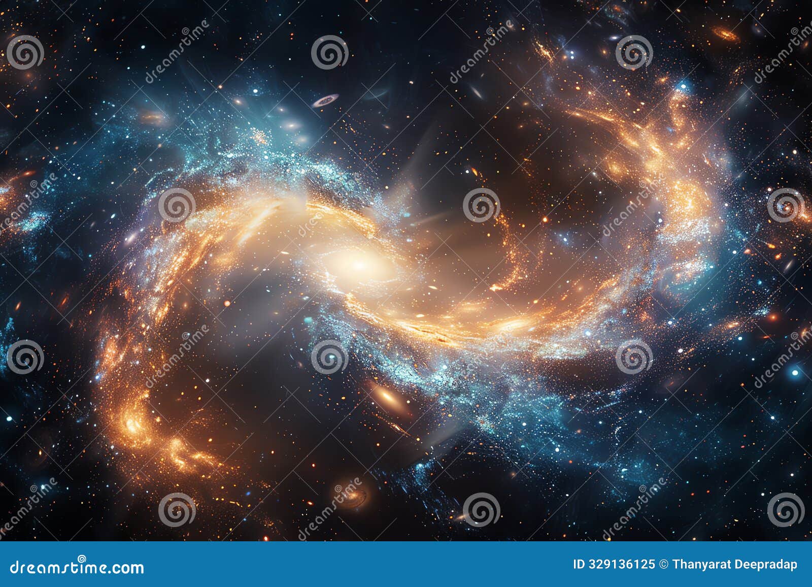 Stunning Galaxy Collision with Intertwining Glowing Gas and Dust ...