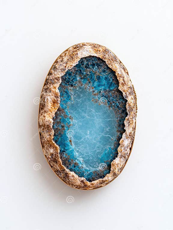 Stunning Geode Crystal Formation Stock Illustration - Illustration of ...
