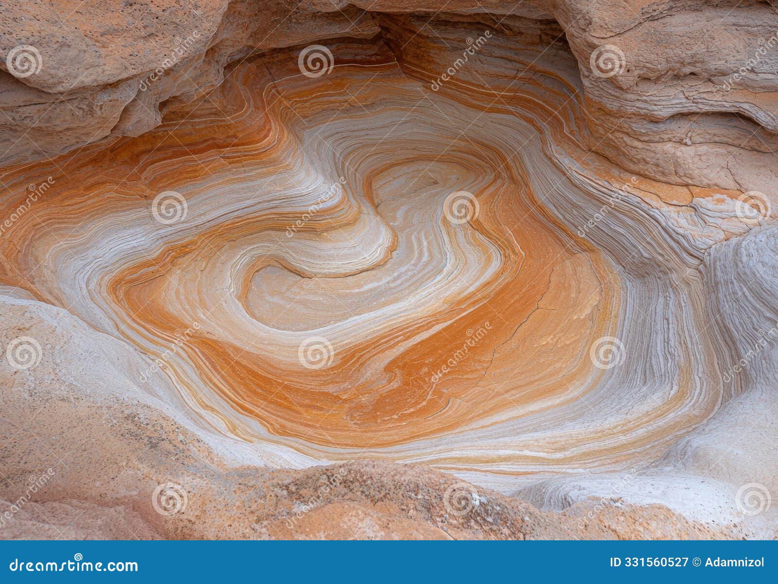Stunning Geological Formation With Swirling Patterns Royalty-Free Stock ...