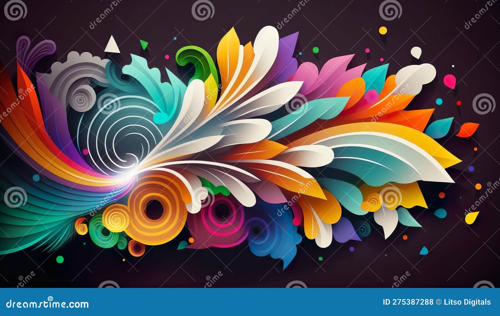 Attractive and Beautiful Abstract Background Image AI-Generated ...