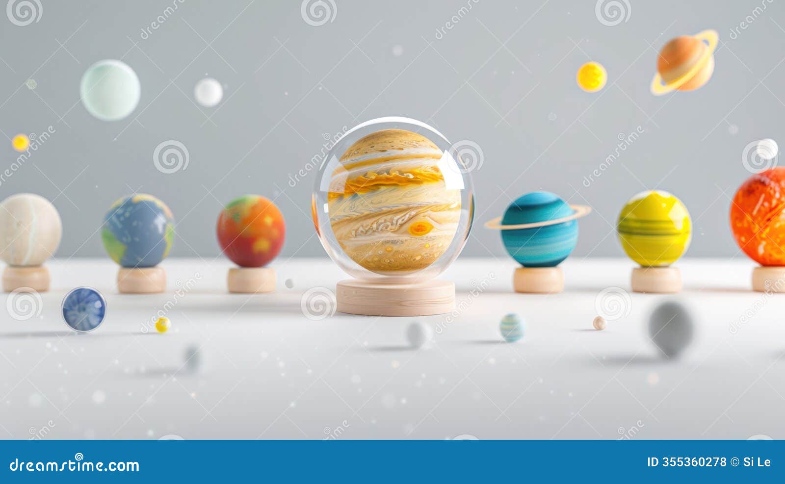 Planetary Alignment Jar with Multiple Planets Aligned in a Straight ...