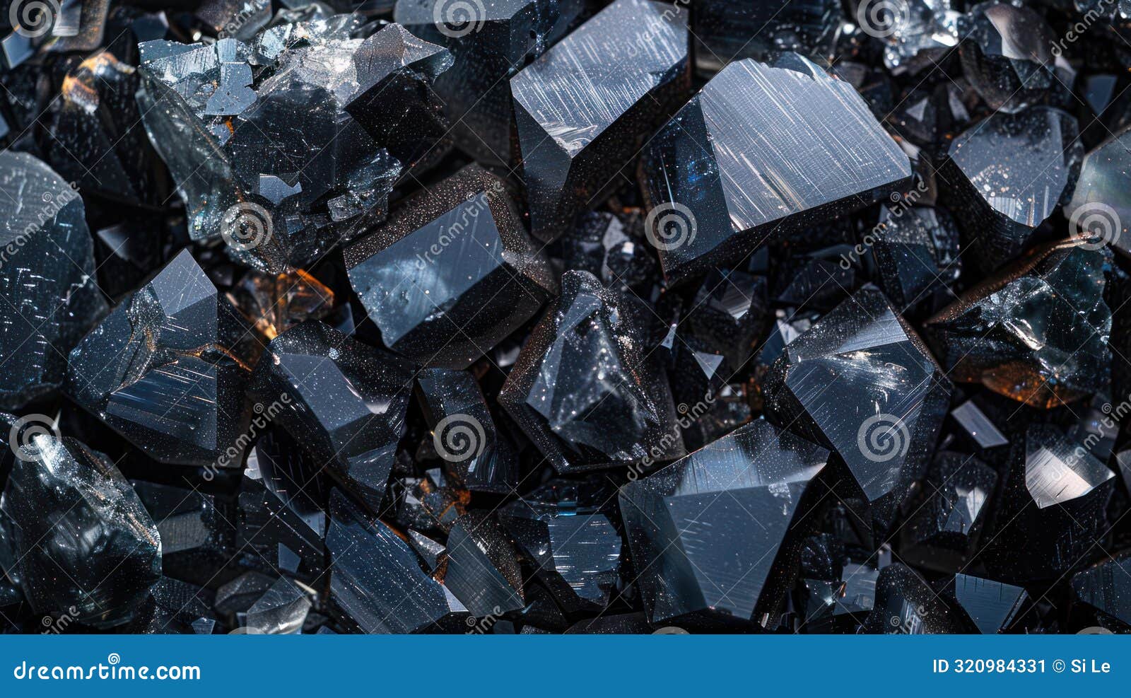 Shimmering Black Crystals Texture for Backgrounds and Designs Stock ...