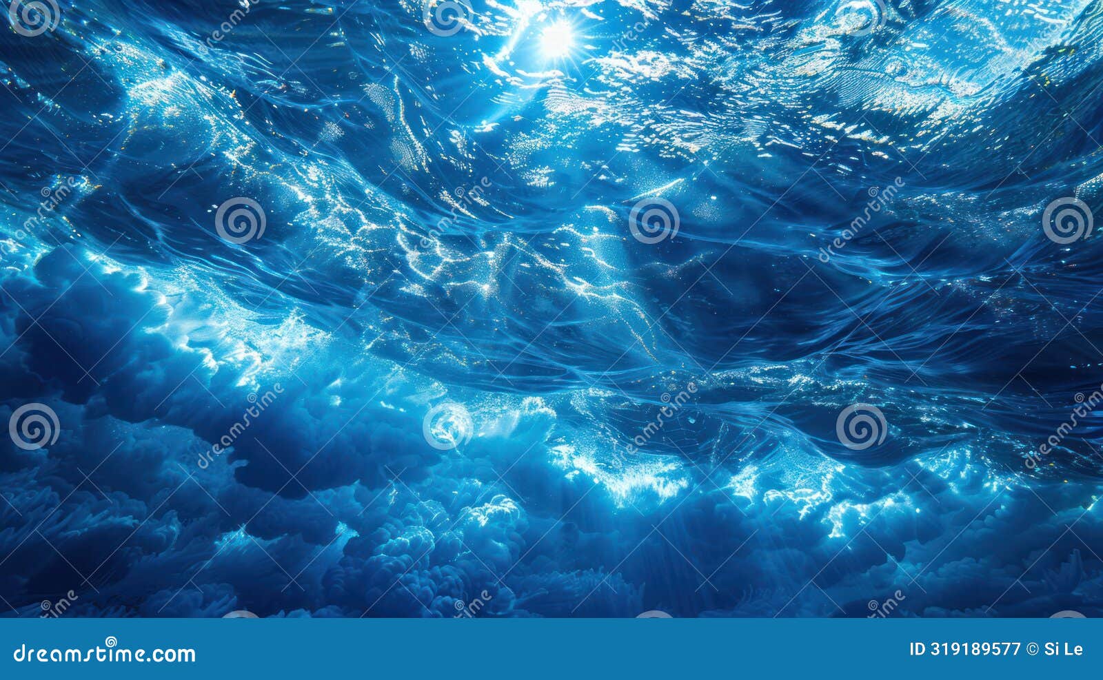 Vibrant Deep Blue Gradient Background with Smooth Texture Stock ...