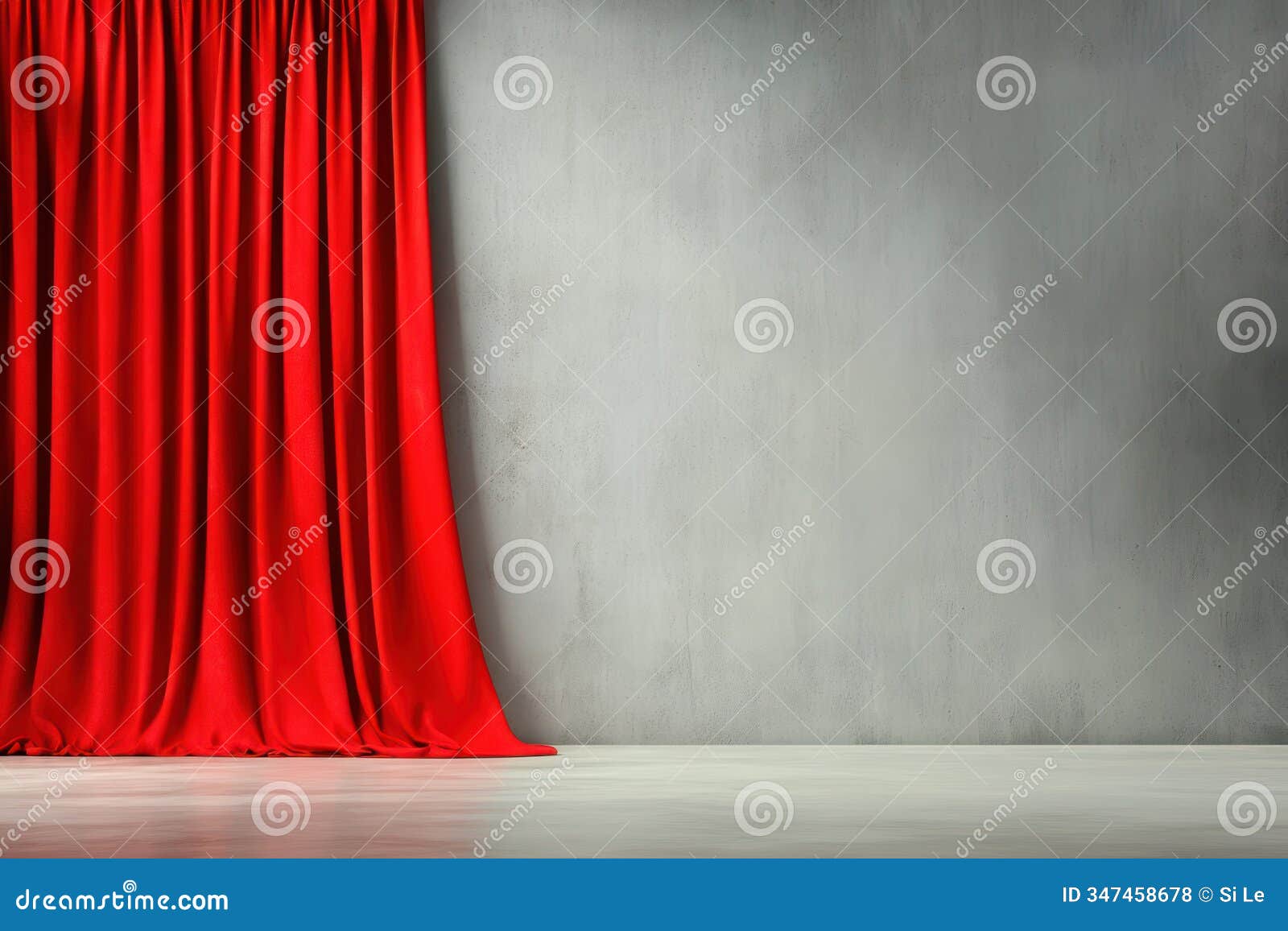 Red Curtain Border on White Background for Theatre or Home Decor Stock ...