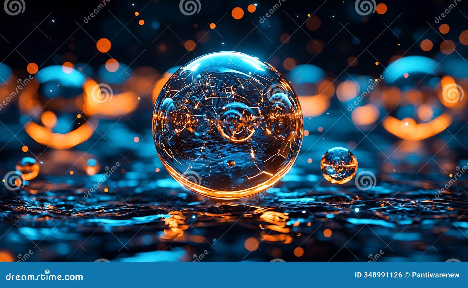 Transparent Composite Layers Under Polarized Light Royalty-Free Stock ...