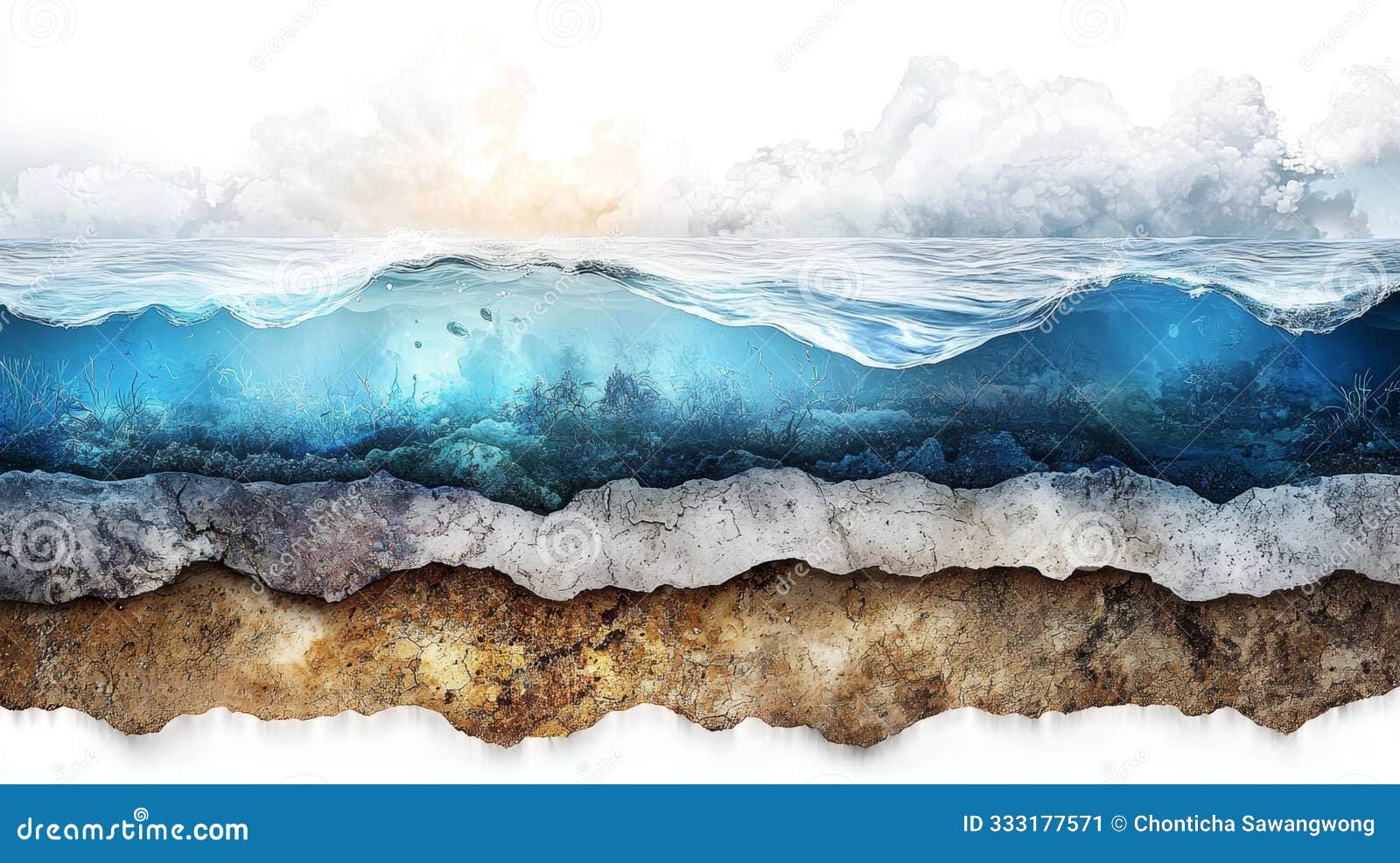 Earths Layers, Internal Structure Of Earth, Cross-section Of The Earth ... Earths Layers, Internal Structure Of Earth, Cross-section Of The Earth ...