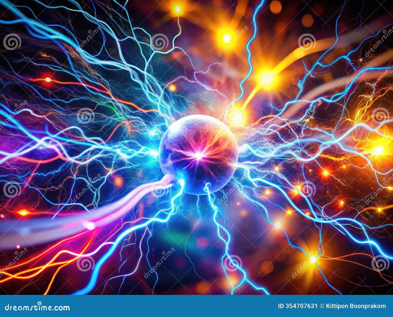 A Stunning Macro Exploration of Electric Current Delving into Electron ...