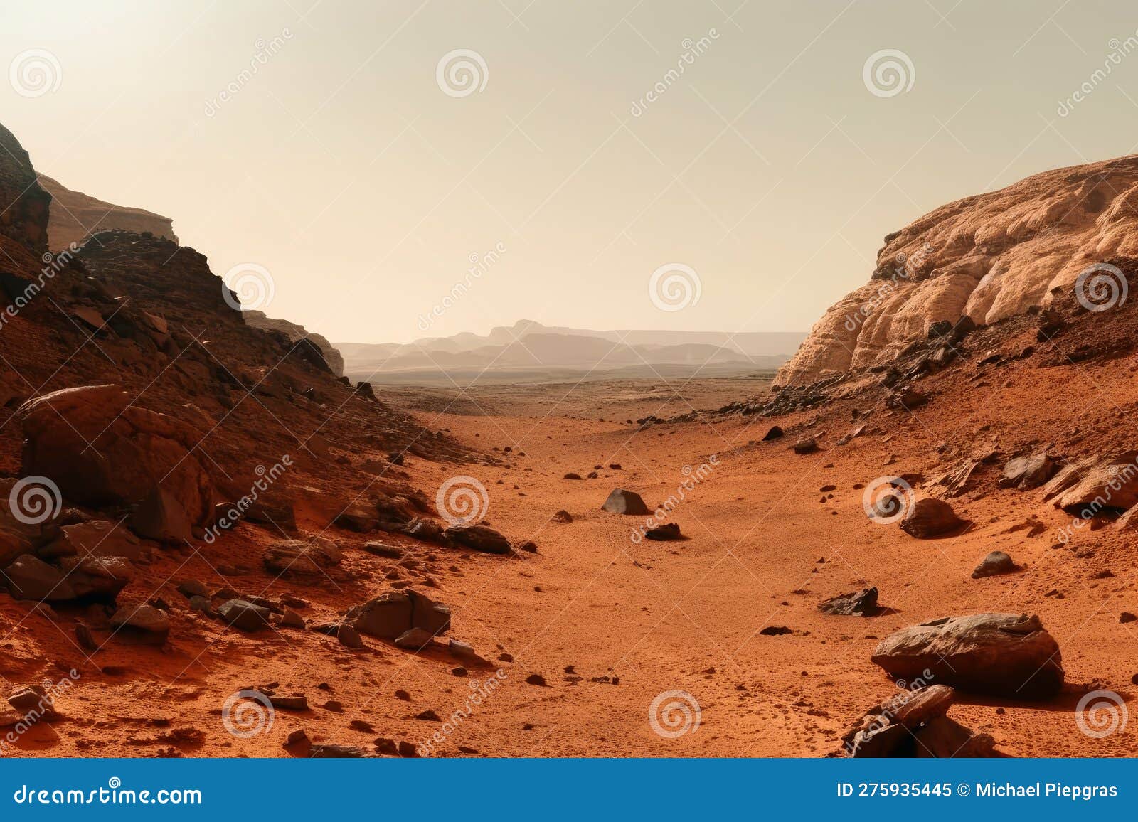 Man On Mars: A Stunning Artistic Depiction With A9 And 35mm Lens Stock ...