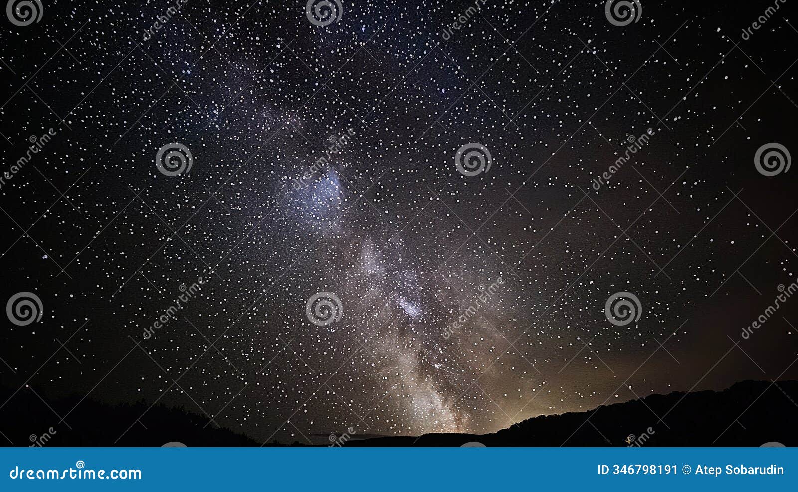 Stunning Milky Way Galaxy at Night with Thousands of Stars Stock Image ...