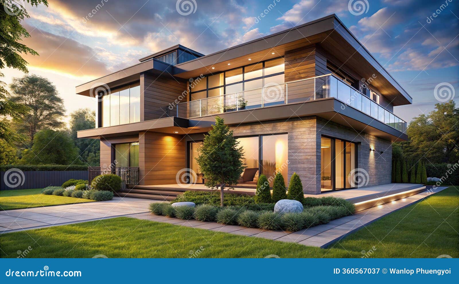 Stunning Minimalist Modern Home Exterior with Vast Windows a ...