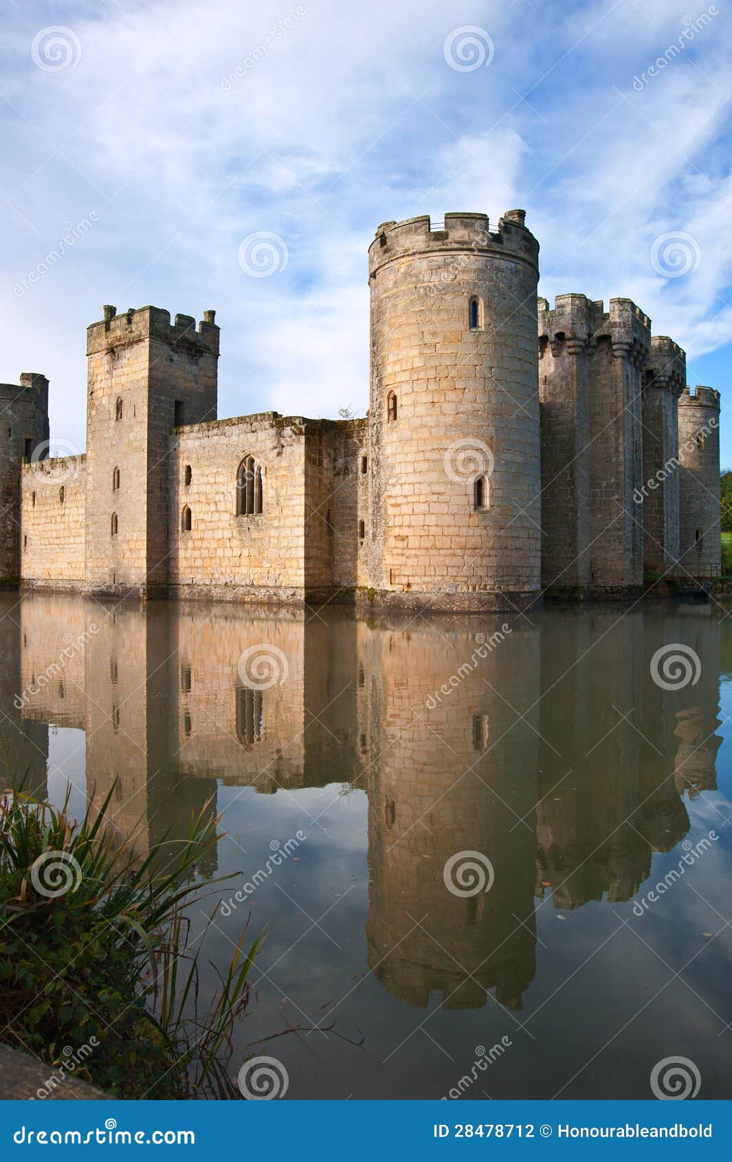 Stunning Moat and Castle in Autumn Fall Sunrise with Mist Stock Photo ...