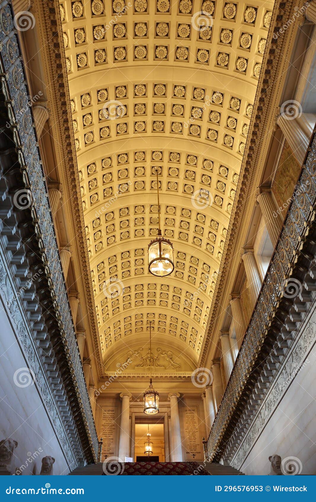 A Modern Building Featuring Numerous Windows and Classic Architectural ...