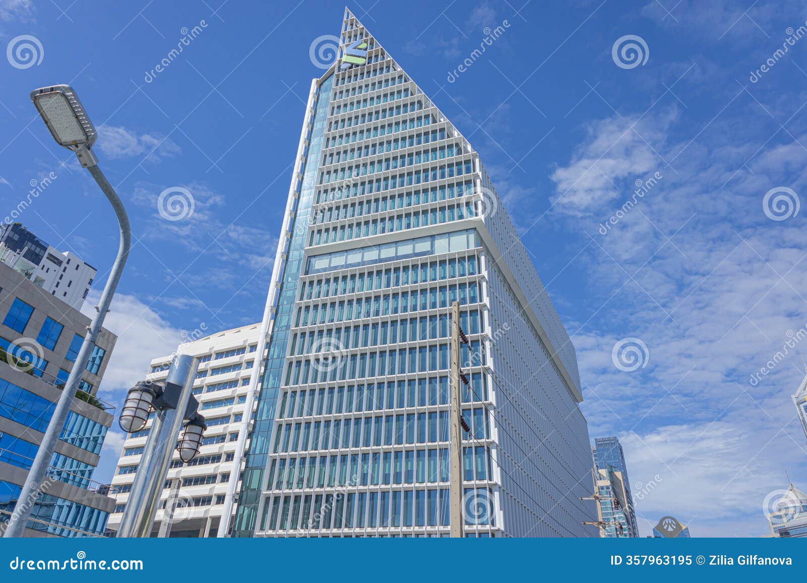 A Stunning Modern High-rise Building with an Elegant Triangular Design ...