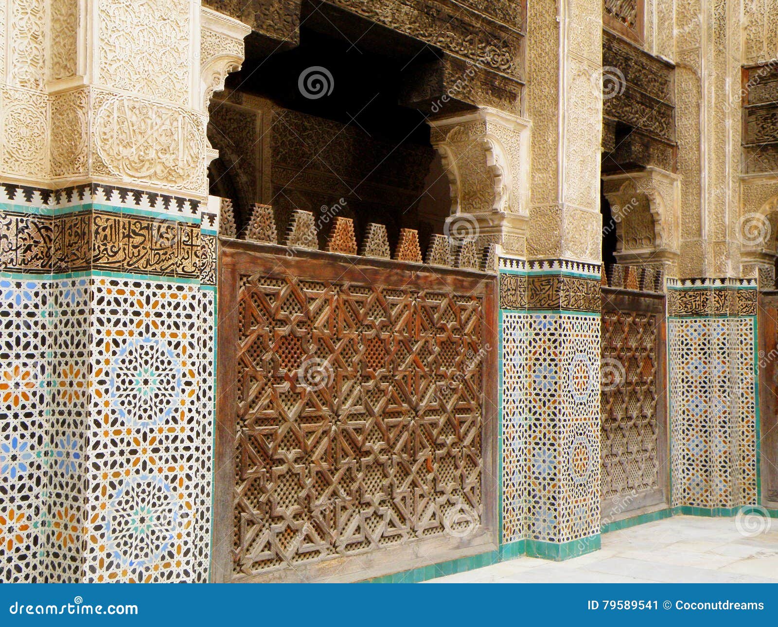 Stunning Moroccan Style Interior Decoration Stock Image - Image of ...