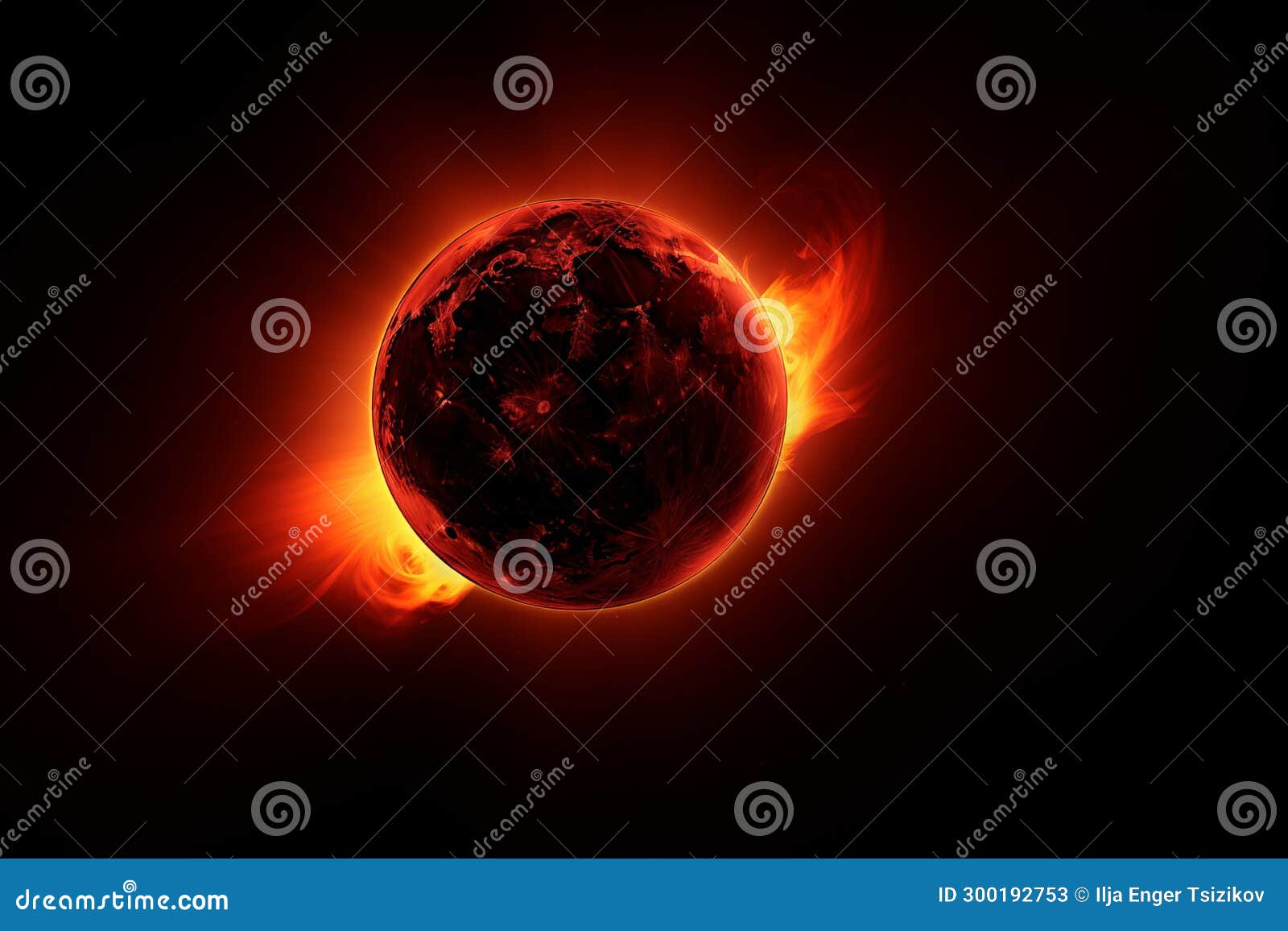 Stunning Natural Wonder a Captivating Solar Eclipse with Perfect ...