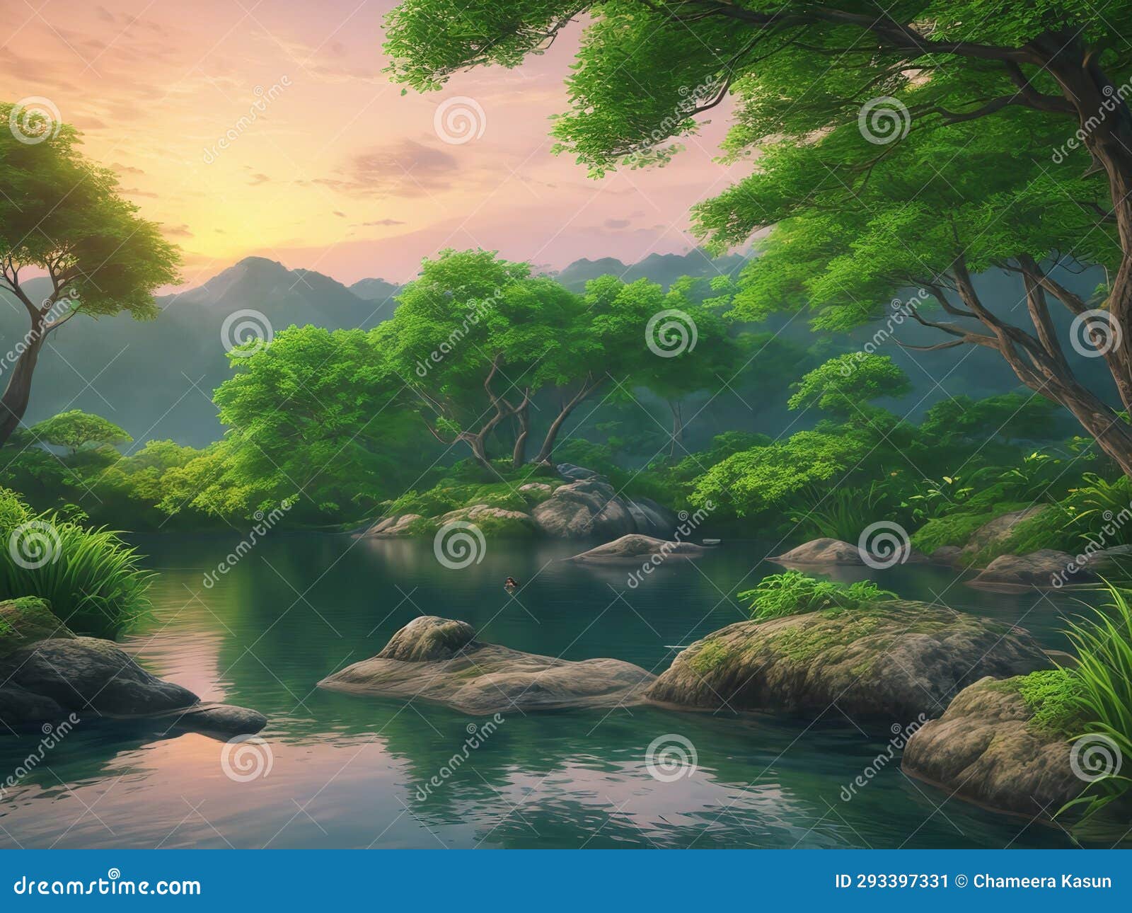 Stunning Nature Wallpapers for a Refreshing Desktop Experience Stock ...