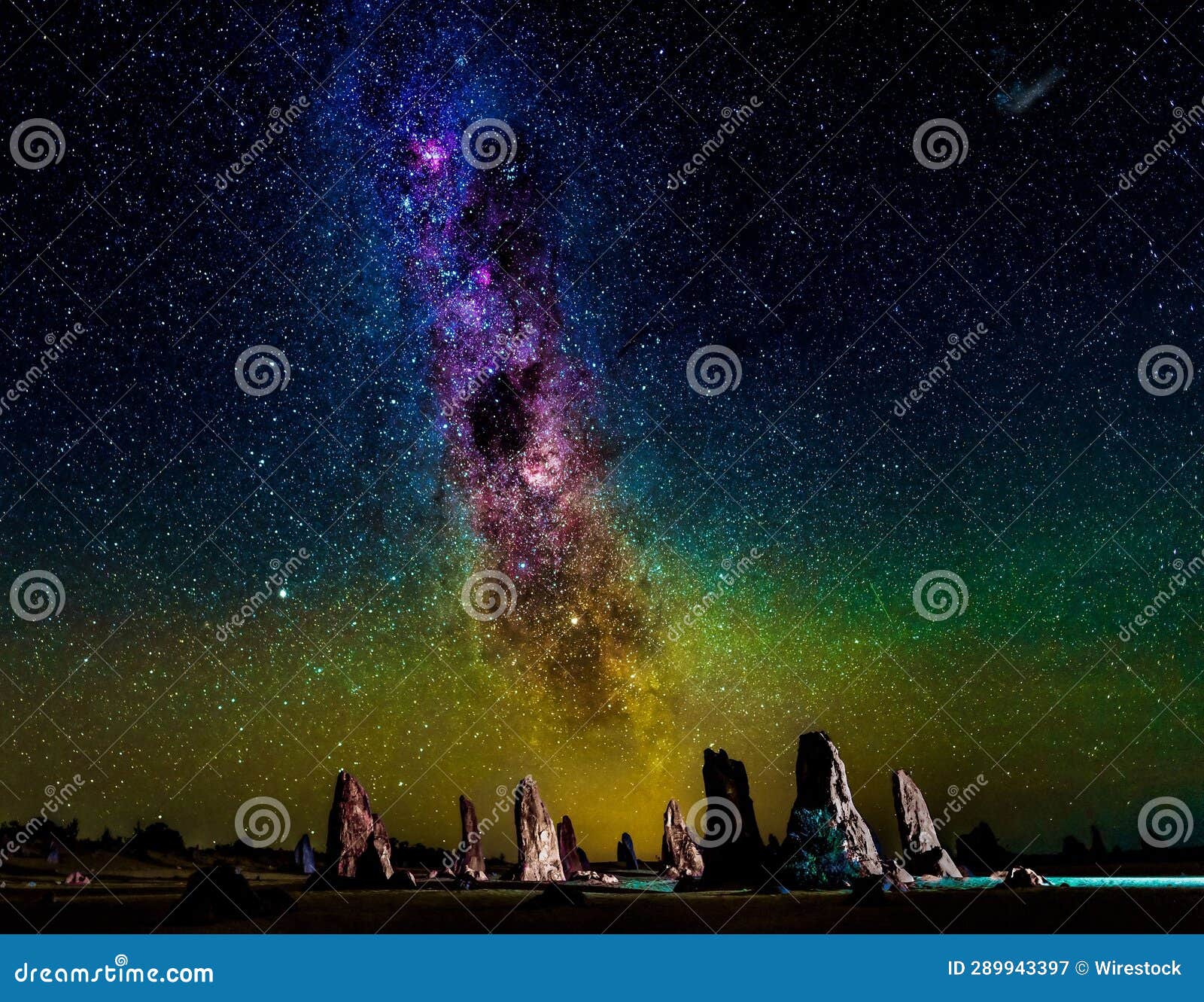 Stunning Night Sky Featuring a Milky Way from the Pinnacles in Western ...