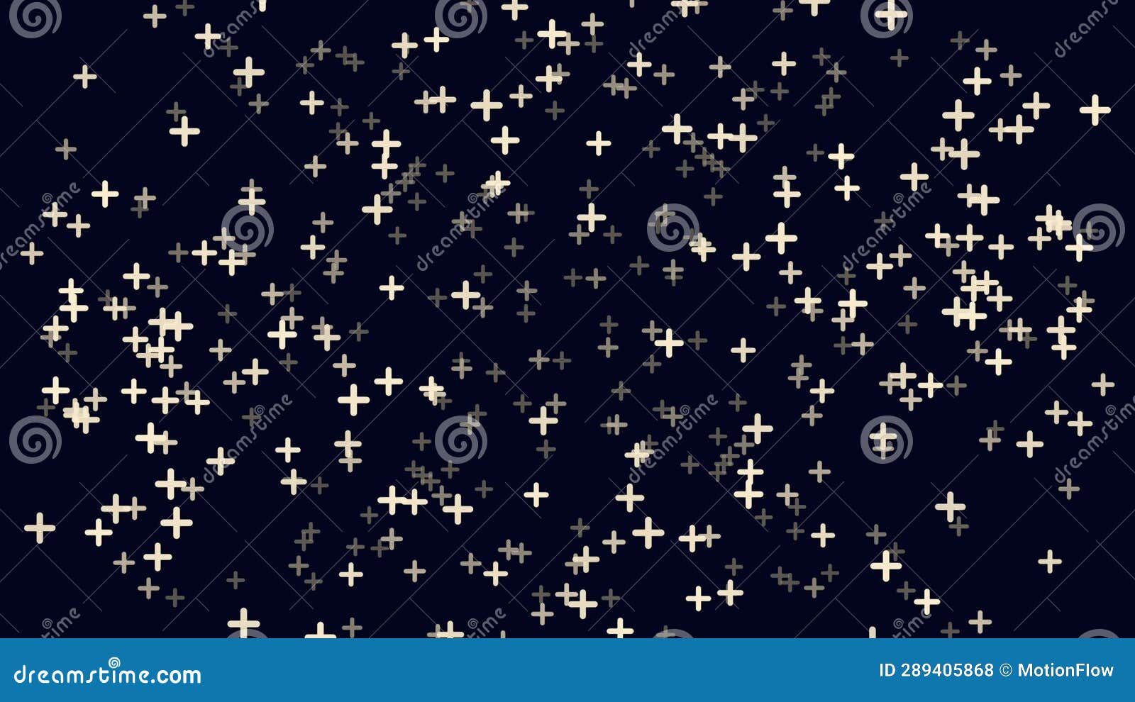 Stunning Night Sky Pattern Stars and Crosses Stock Footage - Video of ...