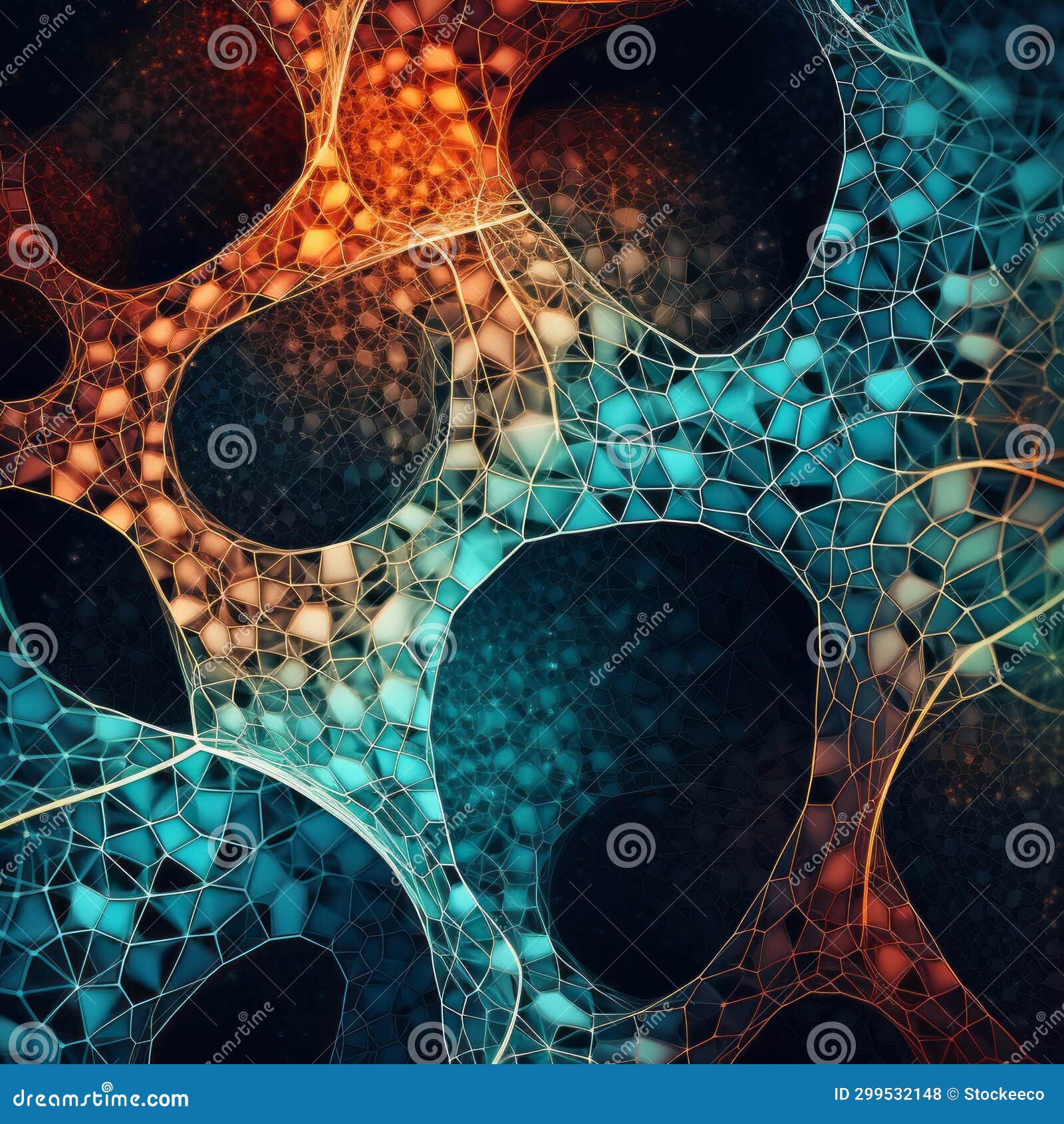 Stunning Orange and Blue Pattern with 3d Texture: a Fusion of Infinity ...