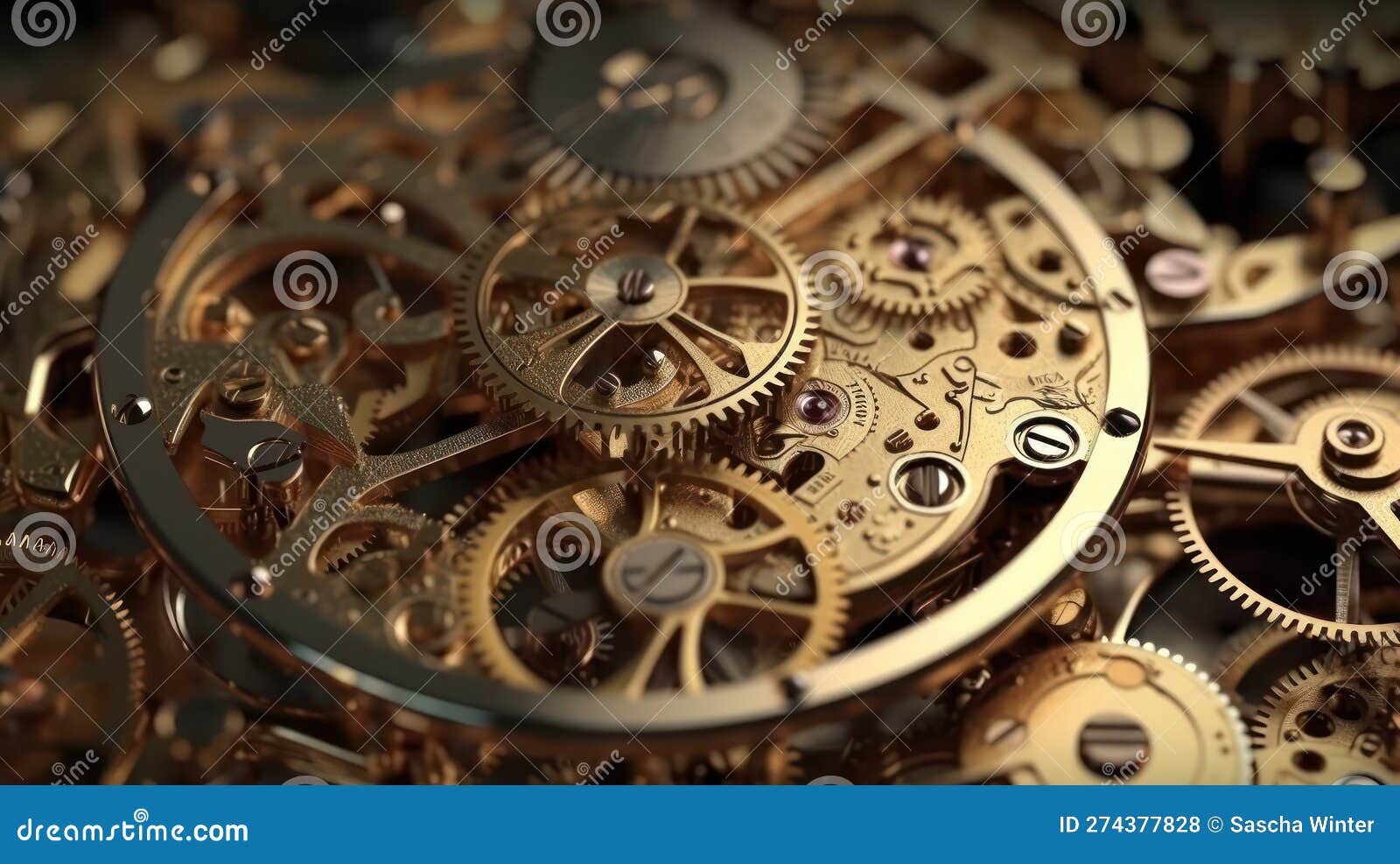 Timeless Wonder: a Mechanical Clockwork Masterpiece Stock Illustration ... Timeless Wonder: a Mechanical Clockwork Masterpiece Stock Illustration ...