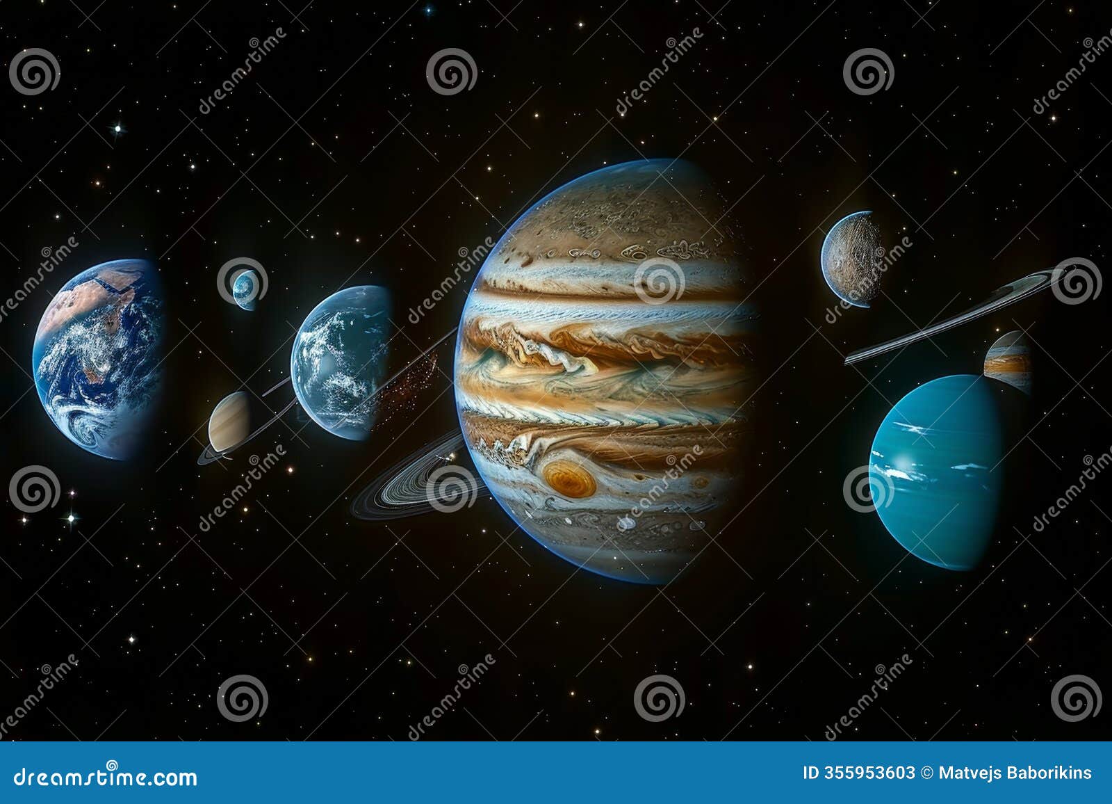 Stunning Planetary Alignment Featuring All Eight Solar System Planets ...
