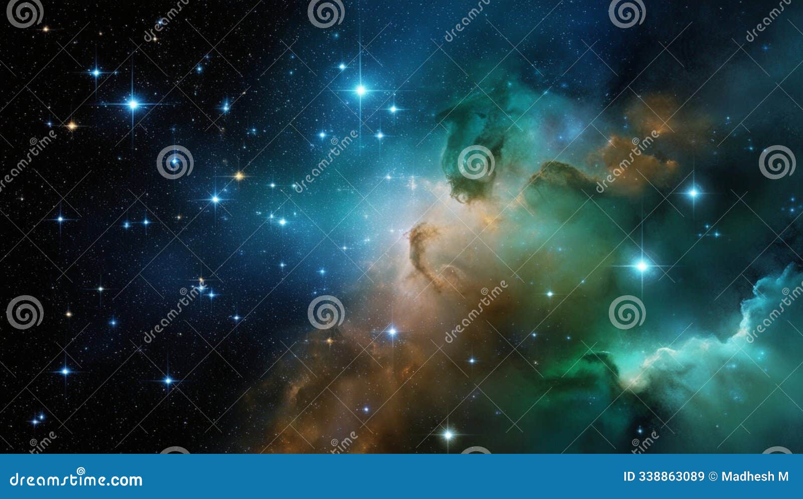 Starfield Light Phenomenon Background Stock Illustration ...