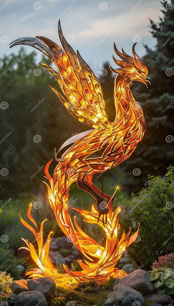 Stunning Representation of a Phoenix with Realistic Textures and ...