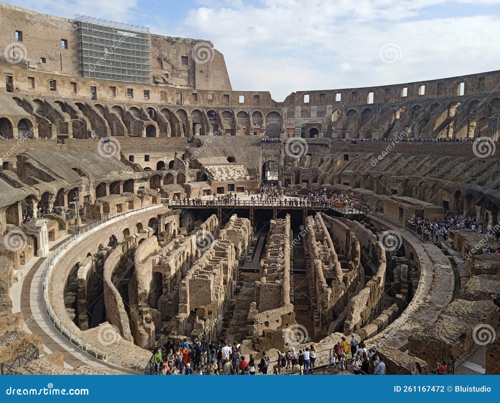 Stunning Roman Coliseum in Rome Italy Stock Photo - Image of plaza ...