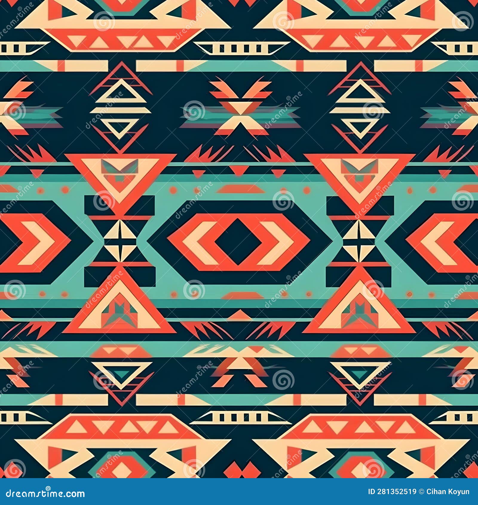 Stunning Seamless Aztec Patterns for Authentic Designs Stock ...