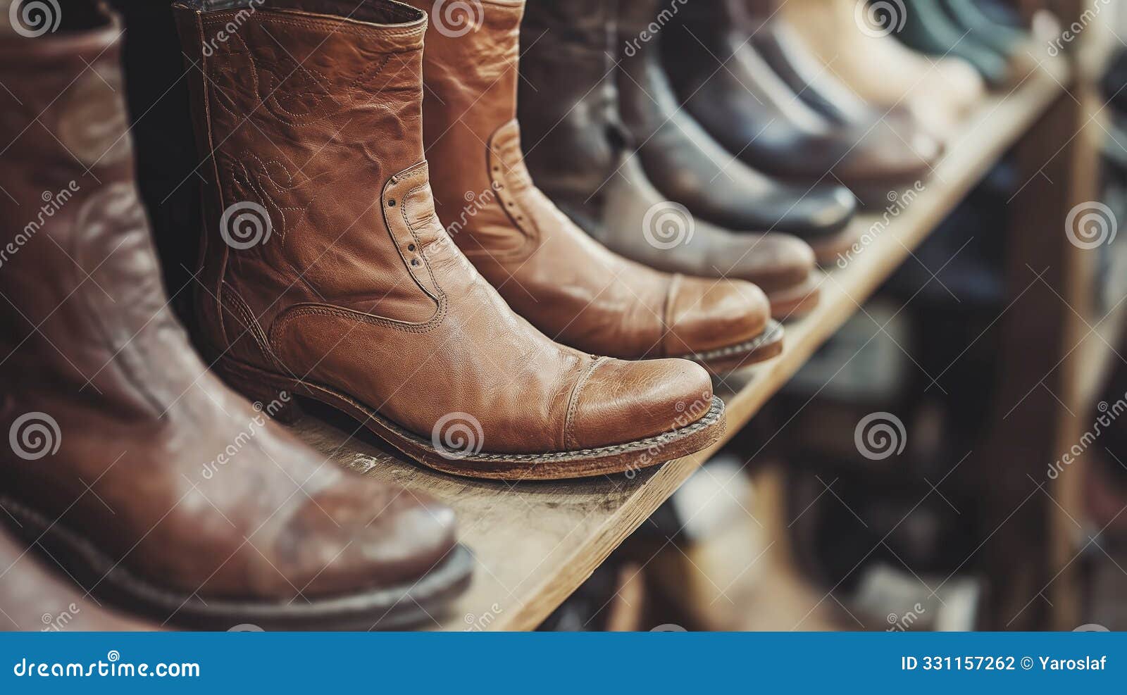 Stunning Selection of High-Quality Leather Boots Showcased on a Chic ...