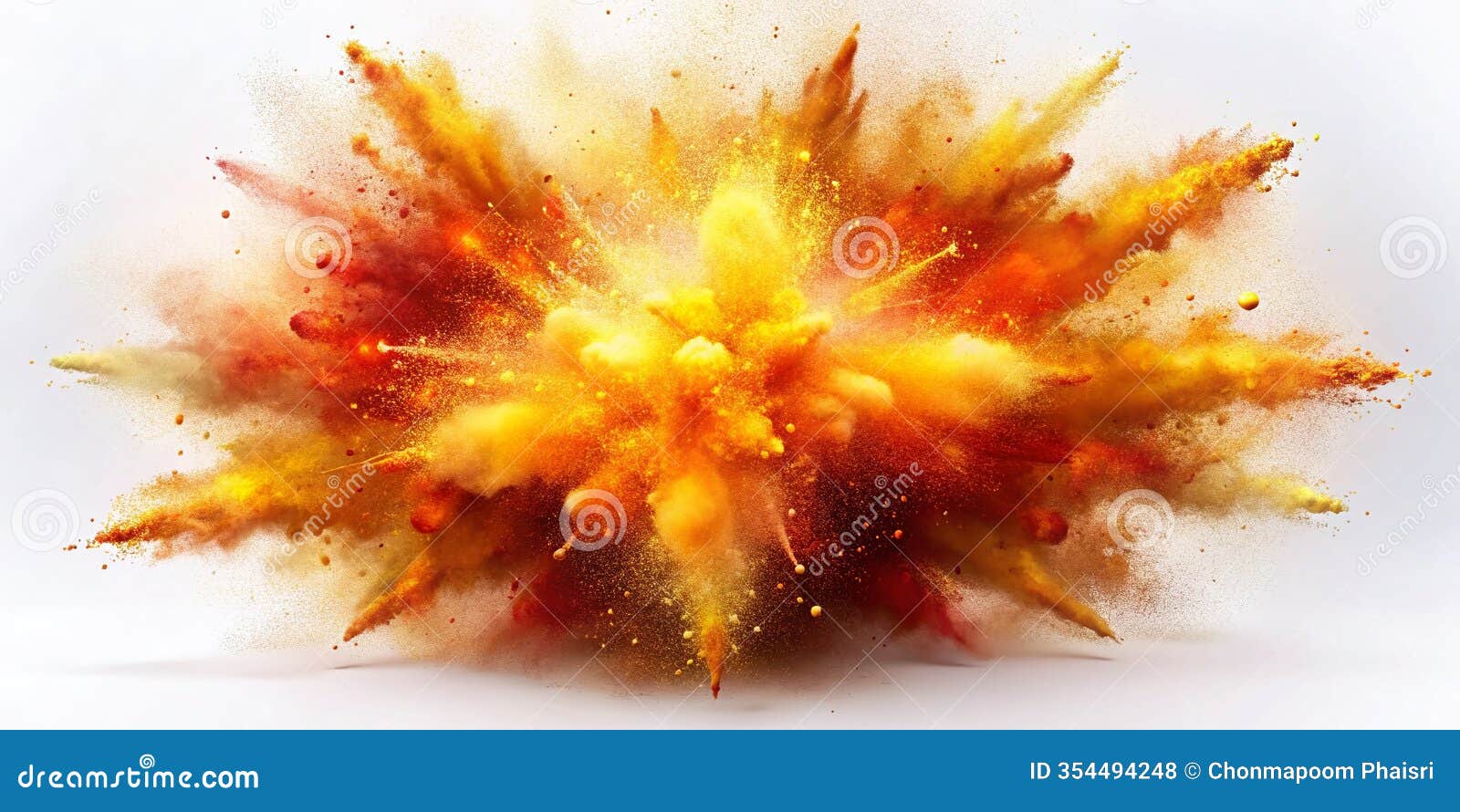 Stunning Silhouette of an Exploding Powder Cloud a Breathtaking ...