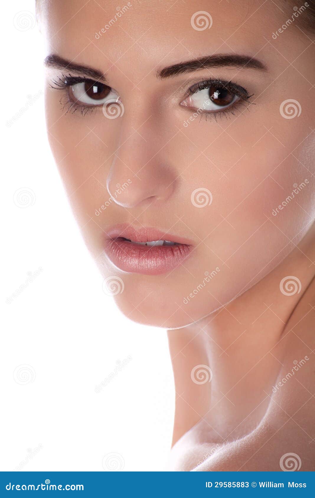 Stunning Skin, Striking Look Stock Image - Image of gorgeous, lipstick ...