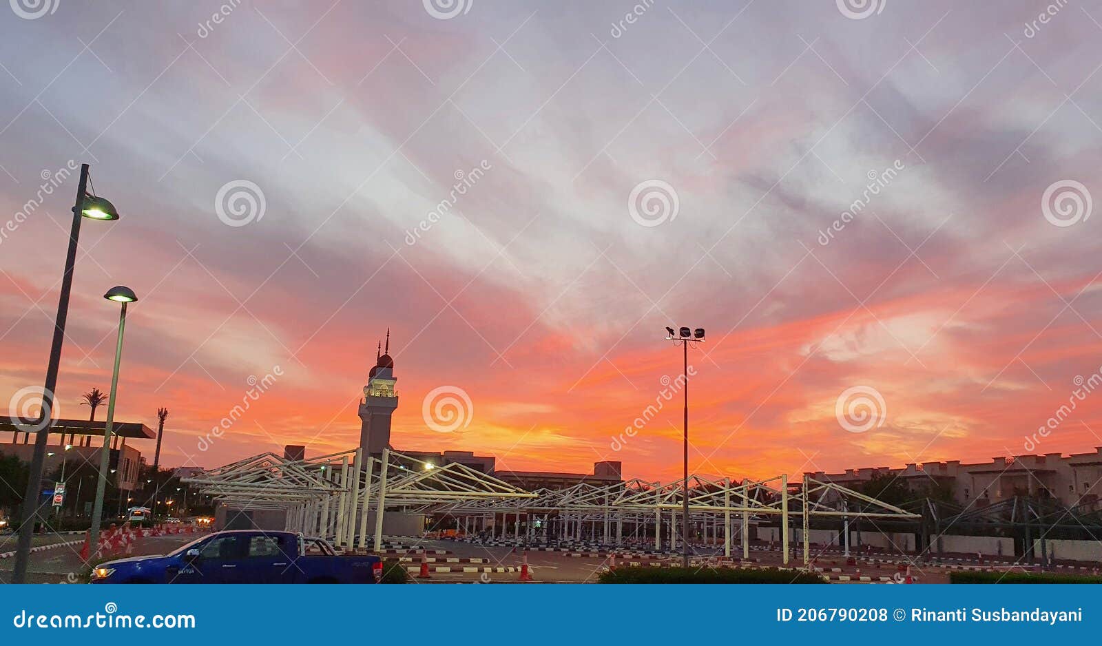Stunning sky - sunsetting stock photo. Image of dawn - 206790208