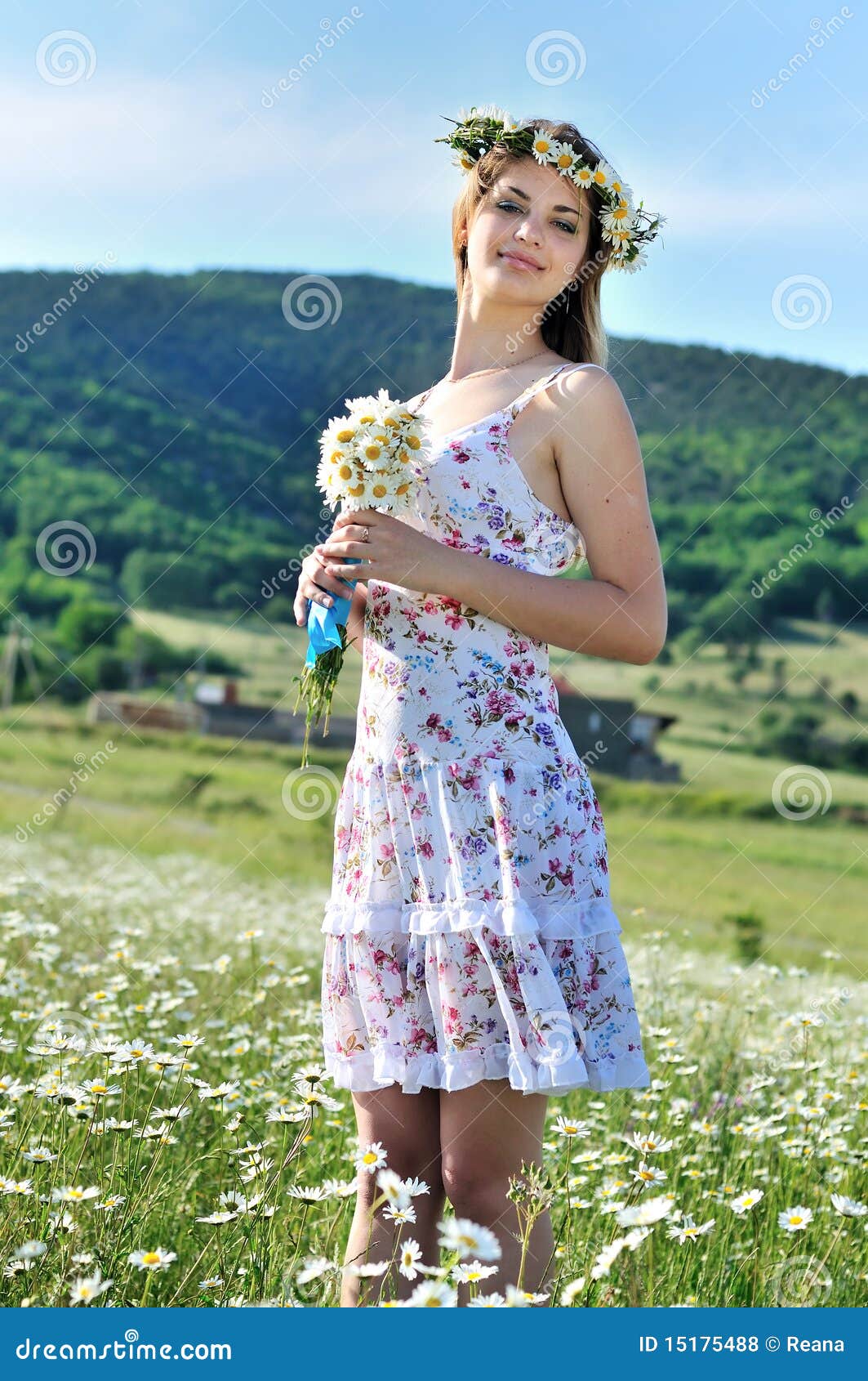 Stunning spring lady stock photo. Image of collect, clear - 15175488