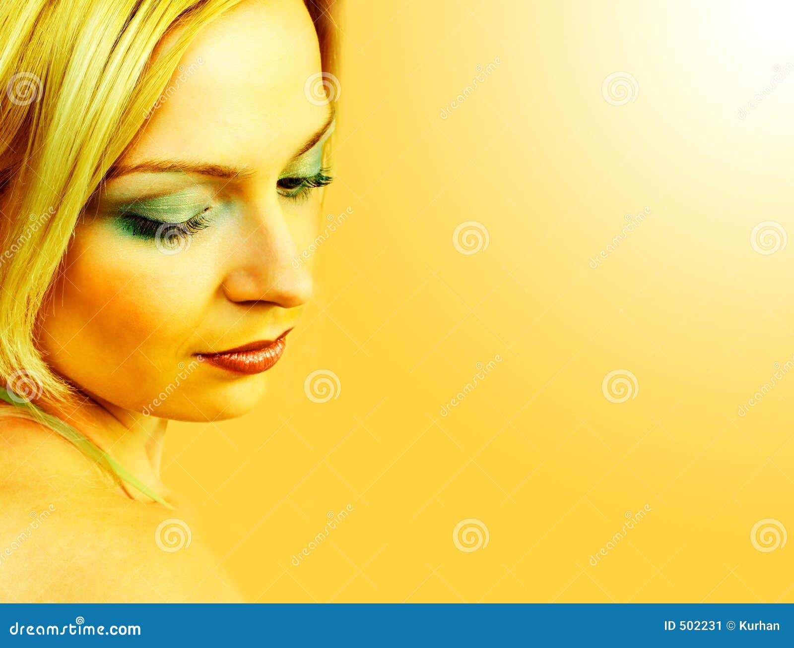 Stunning sunny lady. stock image. Image of blond, eyes - 502231