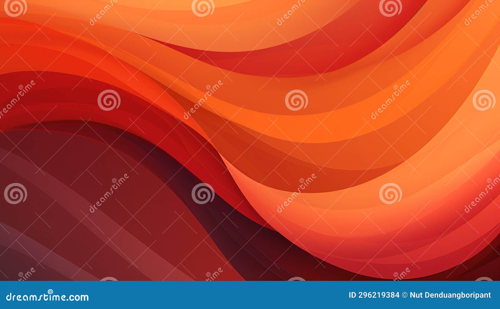 Sunset Orange and Deep Red Abstract Pattern Stock Illustration ...