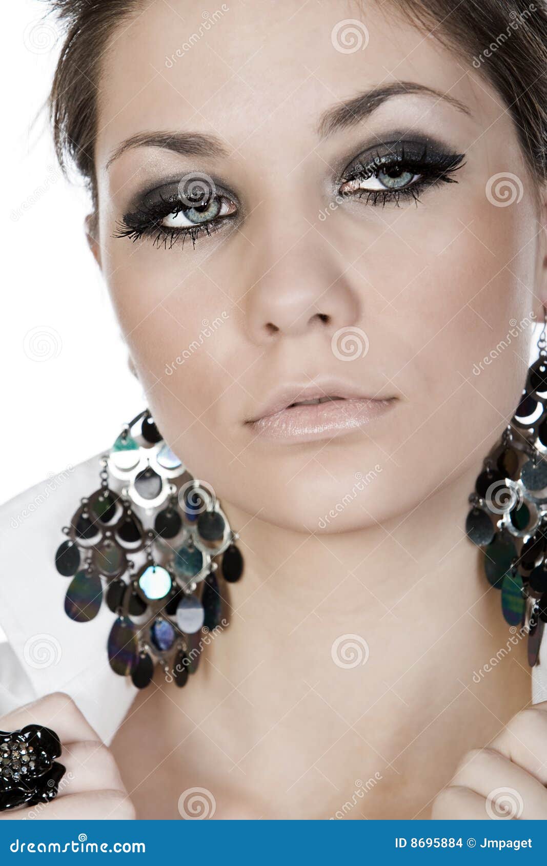 Stunning Teenage Model Looking Down Off Camera Stock Photo - Image of ...
