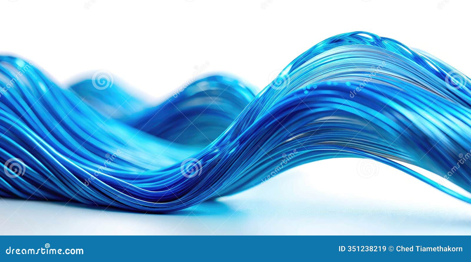 Stunning TiltShift Photography Abstract Blue Waves Create a Dynamic and ...