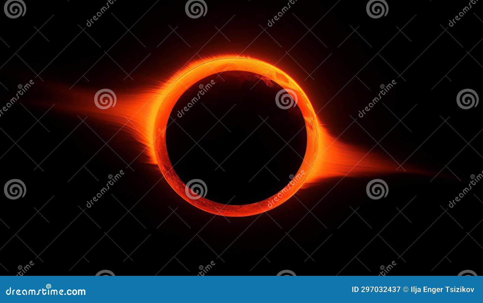 Stunning Total Solar Eclipse with Dramatic Sky and Crescent Sun in ...